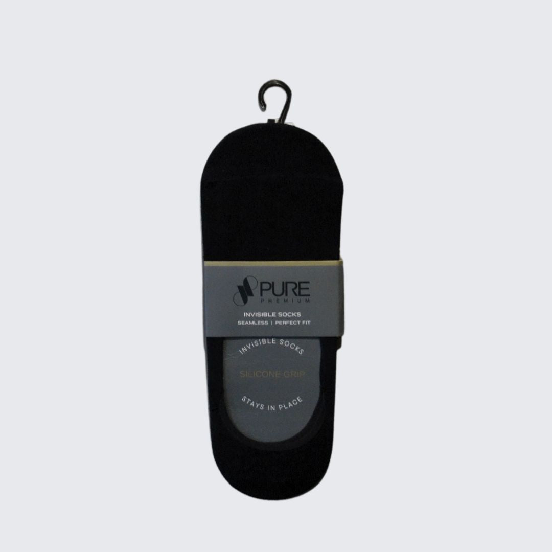 Pure Premium Secret Socks In Black