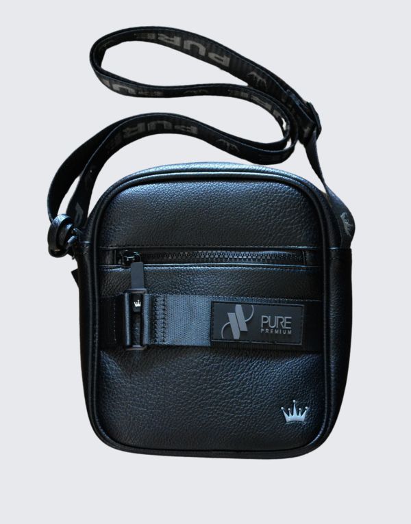 Pure Premium Large Crossbody Bag In Black Men